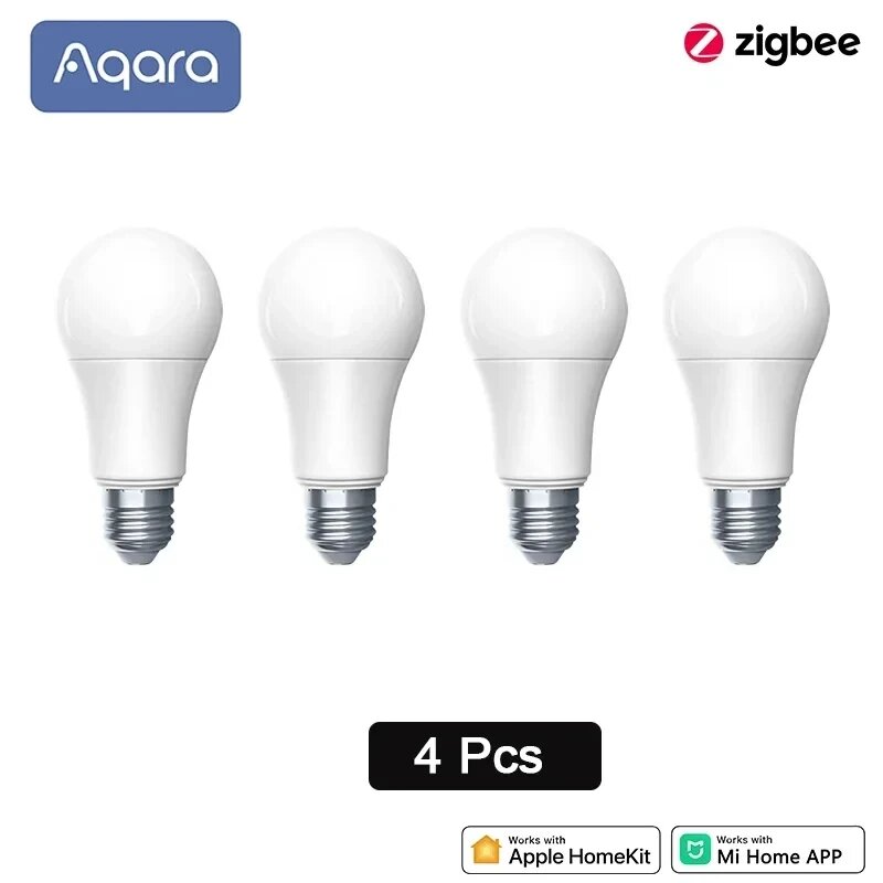 Aqara Smart LED Bulb T1 E27, 4 шт.