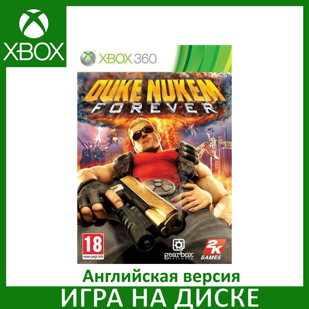 Игра Duke Nukem Forever Xbox 360, Xbox One Английский язык Диск на Xbox