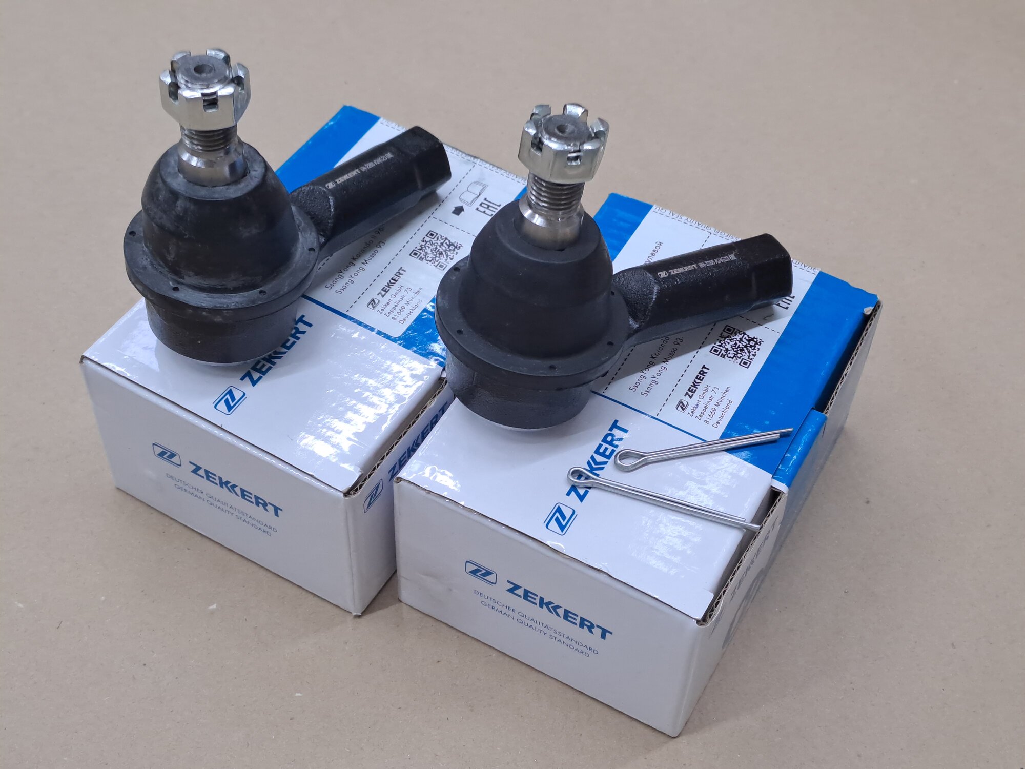 Наконечник рулевой Hover, H3, H5, Wingle, Sailor, Safe F1 3411120-K00 комплект 2шт. Zekkert