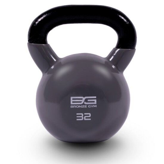 Гиря Bronze Gym в виниловой оболочке 32 кг
