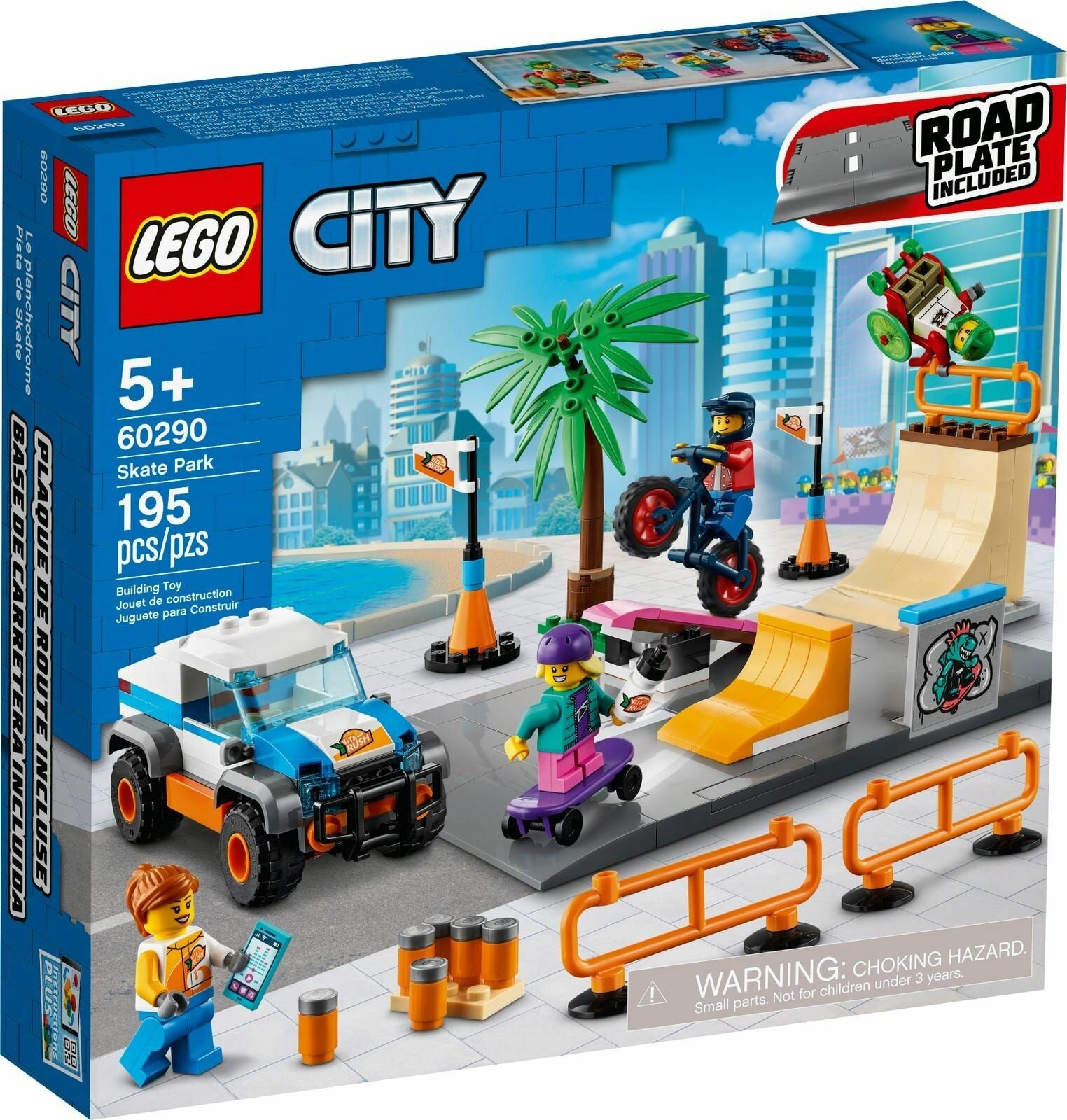 Конструктор LEGO City - Скейт-парк - Лего Сити 60290