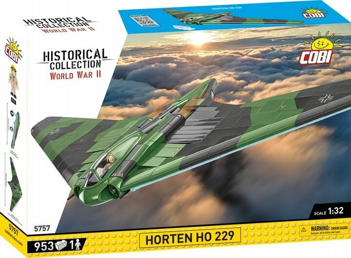 Конструктор пластиковый Cobi HORTEN HO 229 - Самолет Хортен - 953эл. - Коби 5757