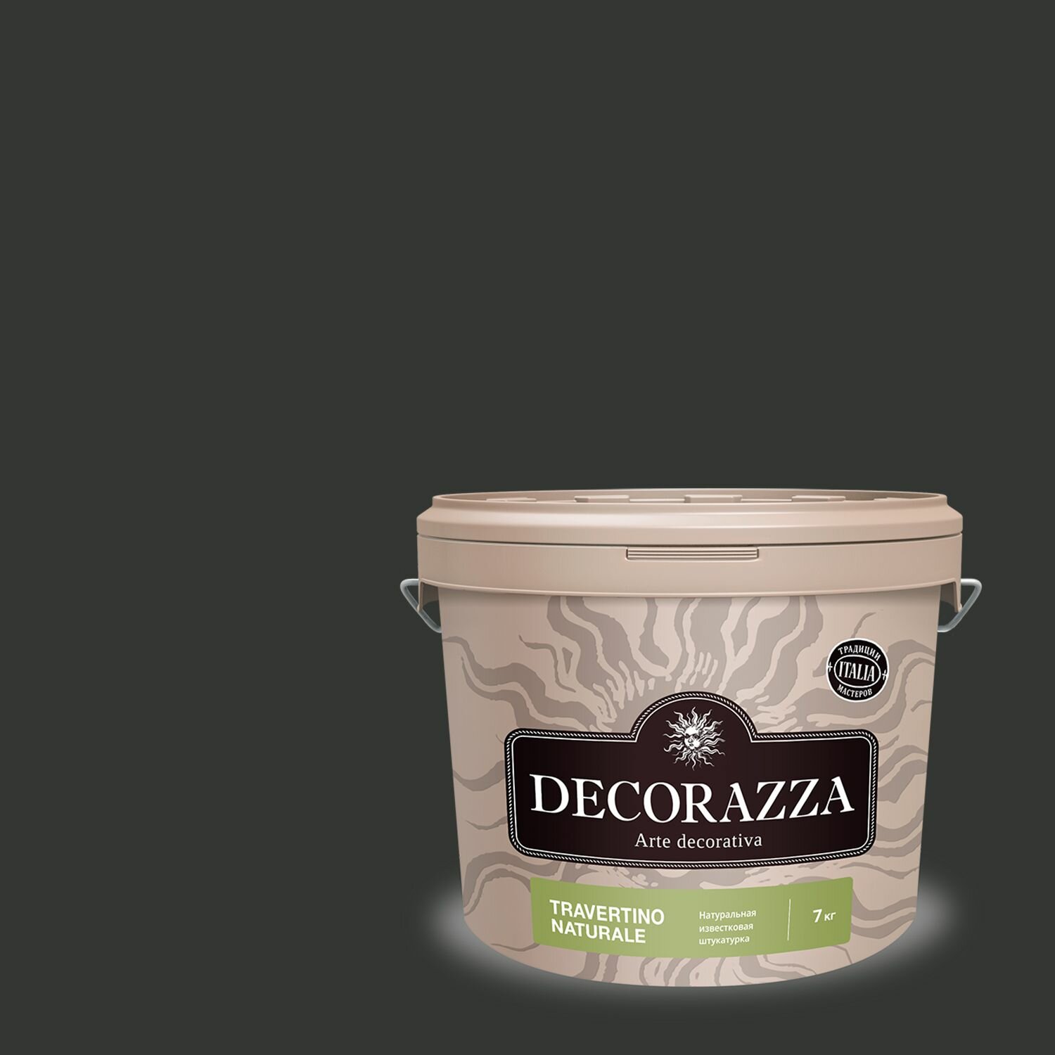 Декоративная известковая штукатурка с эффектом камня Decorazza Travertino Naturale (7кг) TRN 10-15