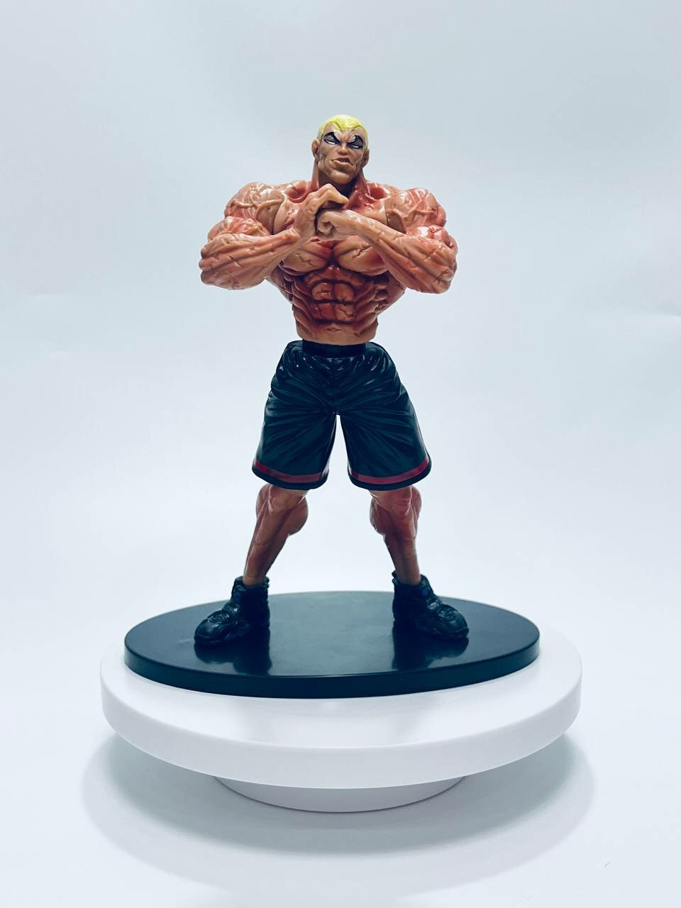 Фигурка 3D Человек, отказавшийся от будущего из аниме Боец Баки (Baki the Grappler) - Ханма Джек Хаммер (Jack Hanma) 22 см