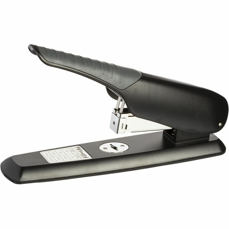 Комус Степлер, N23, до 100 листов, закрытое плоское сшивание, черный