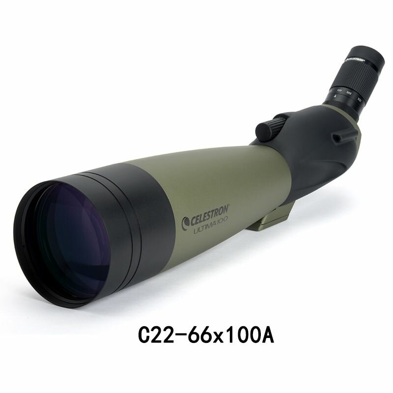 Монокулярный телескоп Celestron Ultima 22-66x100, водонепроницаемый, угол обзора 45, используется для охоты, кемпинга