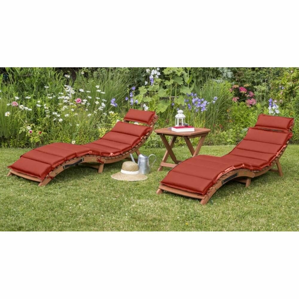 Комплект шезлонгов AFM-803A-T133 Beige-Terracotta (2+1) (Afina Garden)