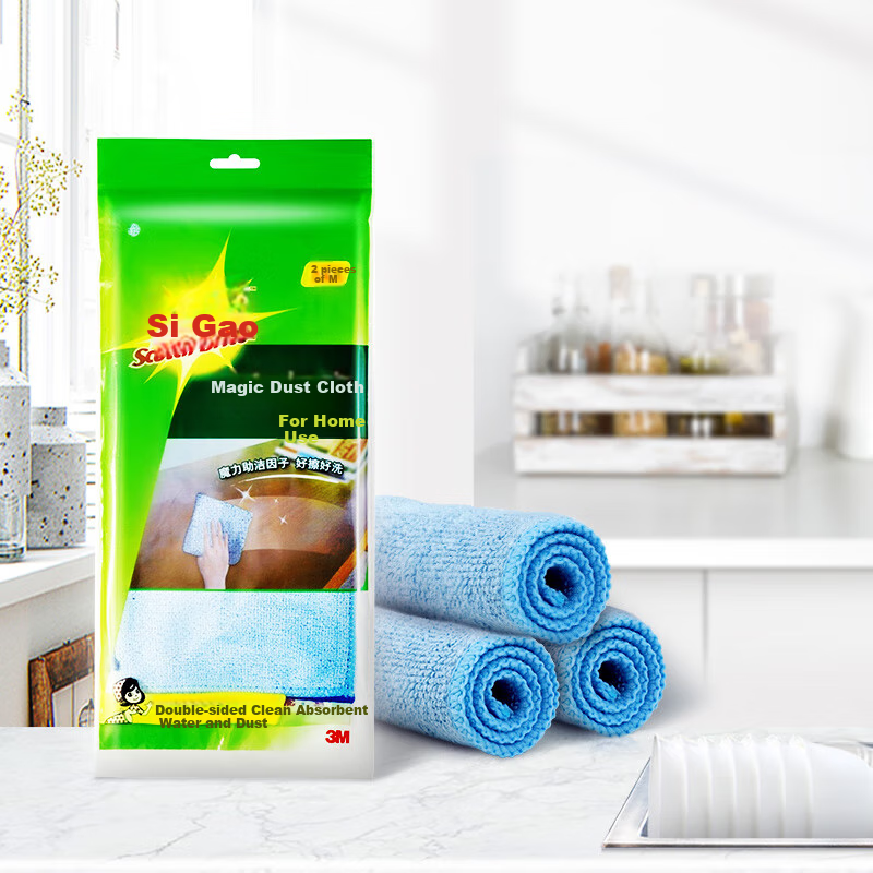 Серия 3M Scotch-Brite, многоцелевая мягкая ткань, удаляет масляные пятна, ультратонкая волокнная чистительная посудовая