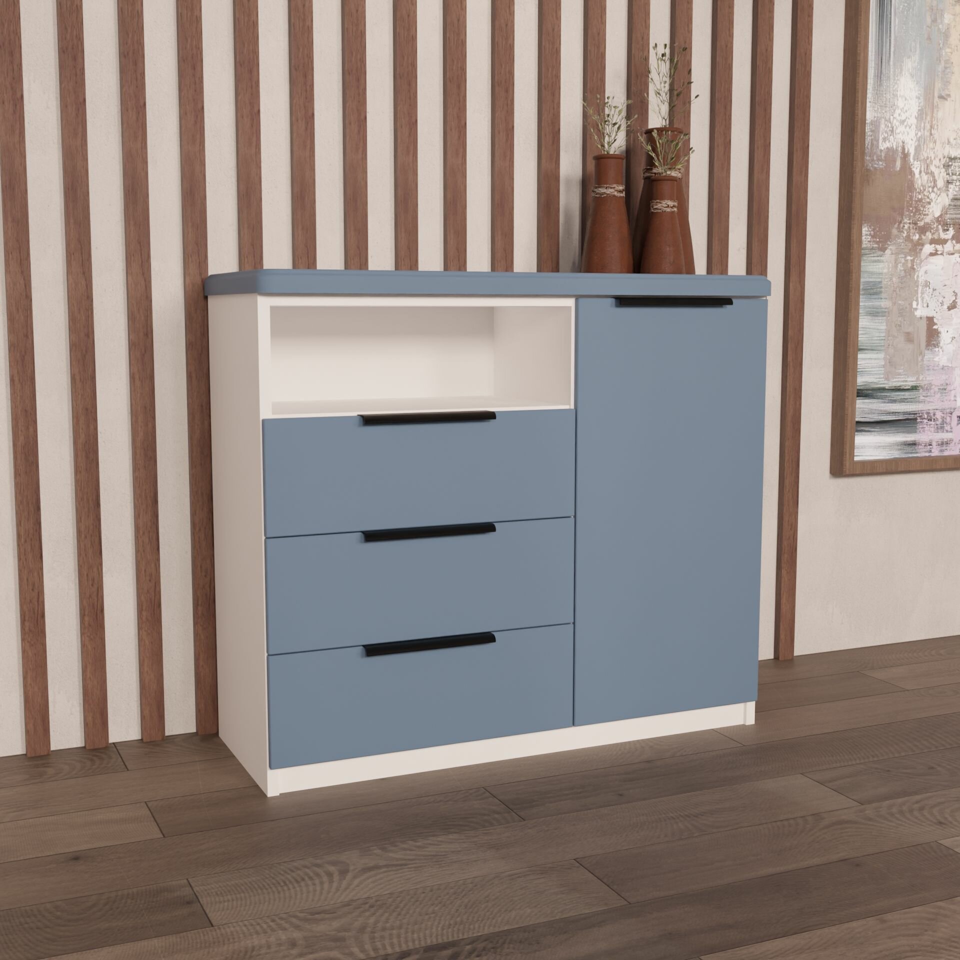 Комод 1000 Марта профильные ручки