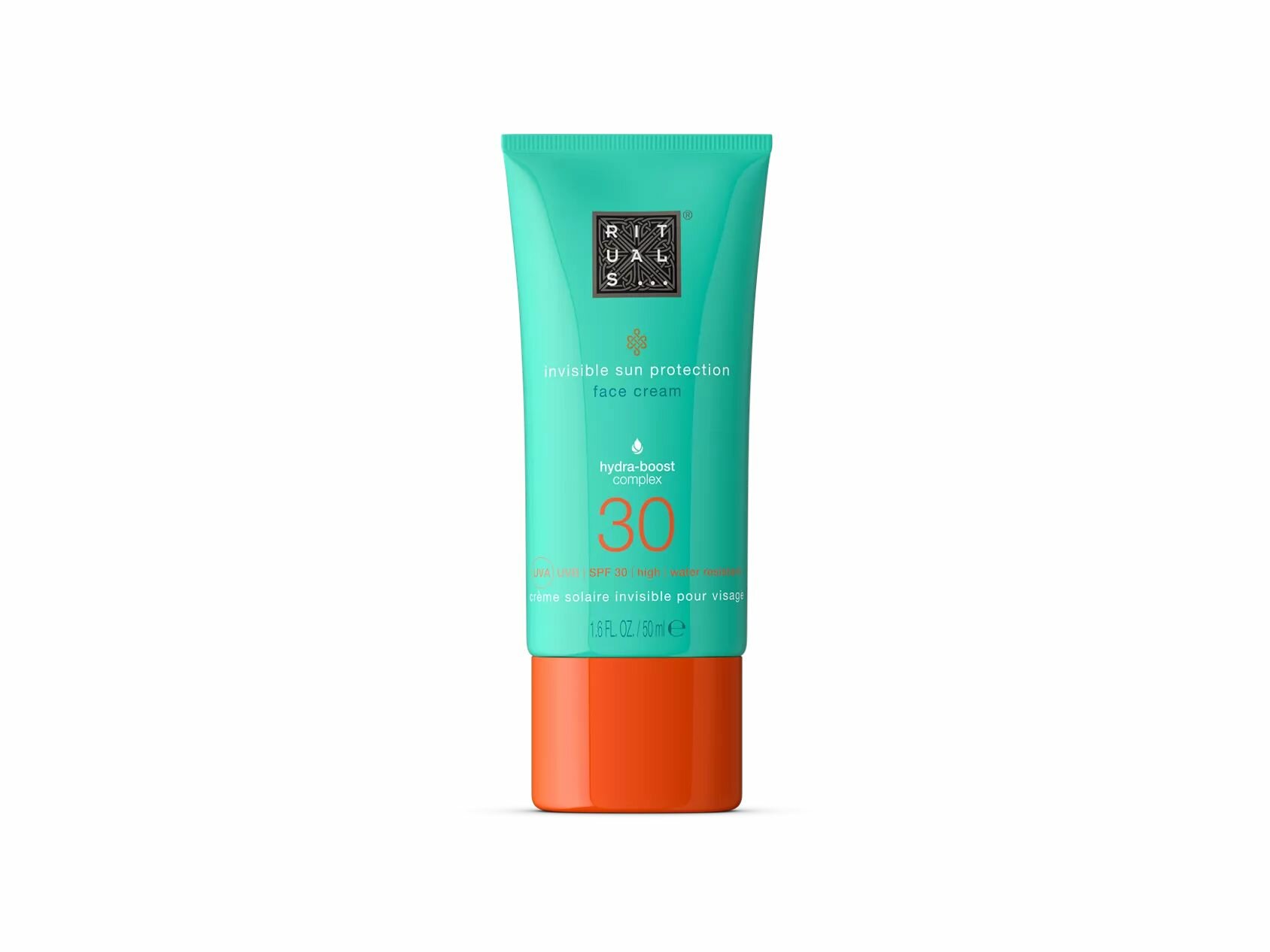 Солнцезащитный крем для лица SPF 30 Rituals "Karma" комплекс Hydra-Boost, белый чай, витамин Е и цветы лотоса 50 мл.