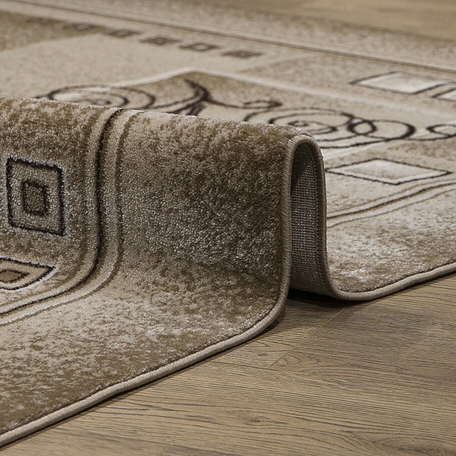 Ковер, Прямой, Бежевый, Коричневый, Серый, Классический, Современный, на пол, в гостиную, спальню, в ассортименте (150 см. на 230 см.)