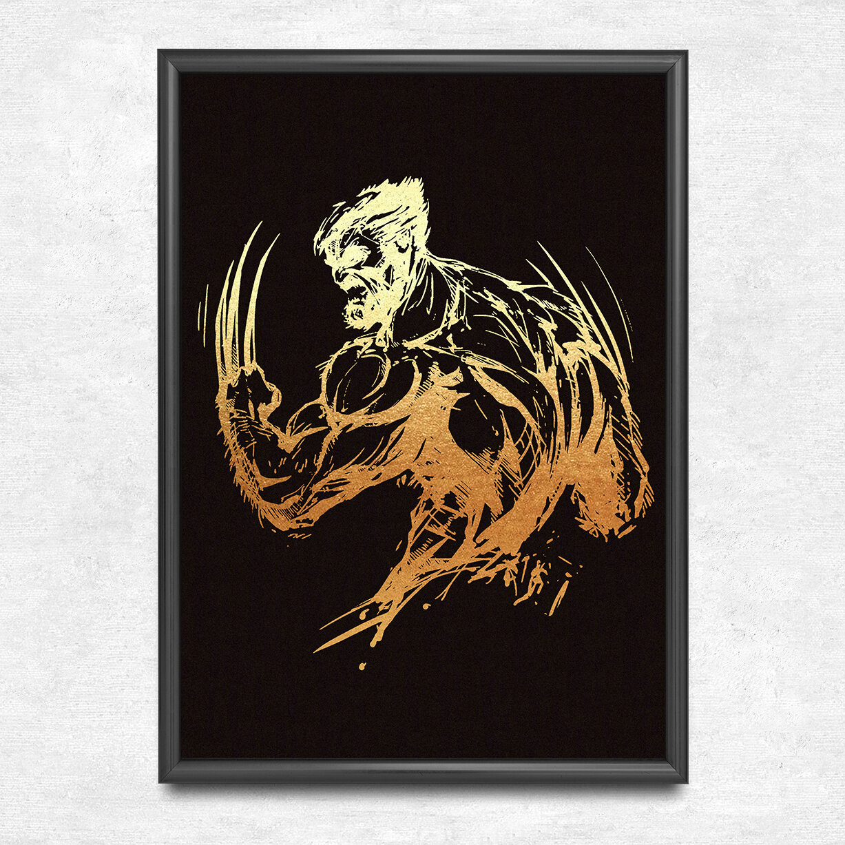 Постер Росомаха / плакат для интерьера Wolverine. Марвел, Marvel, комиксы, фильмы, Логан