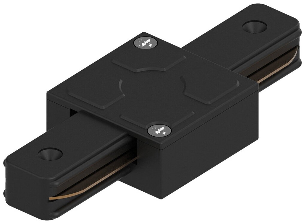 Feron Коннектор соед. прямой для шинопровода CAB1005 черный LD1006 41735