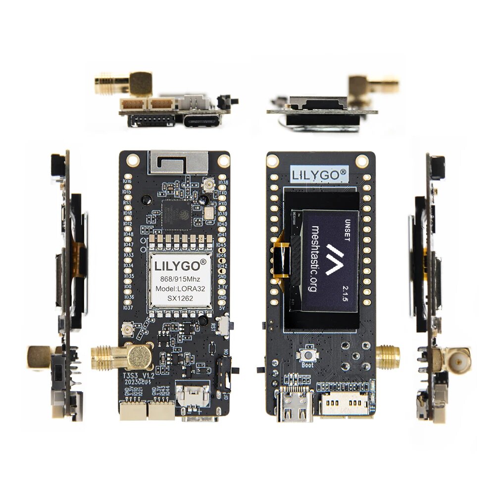 Lilygo T3S3 ESP32-S3 LoRa Модуль SX1276 (868MHz), SMA Antenna