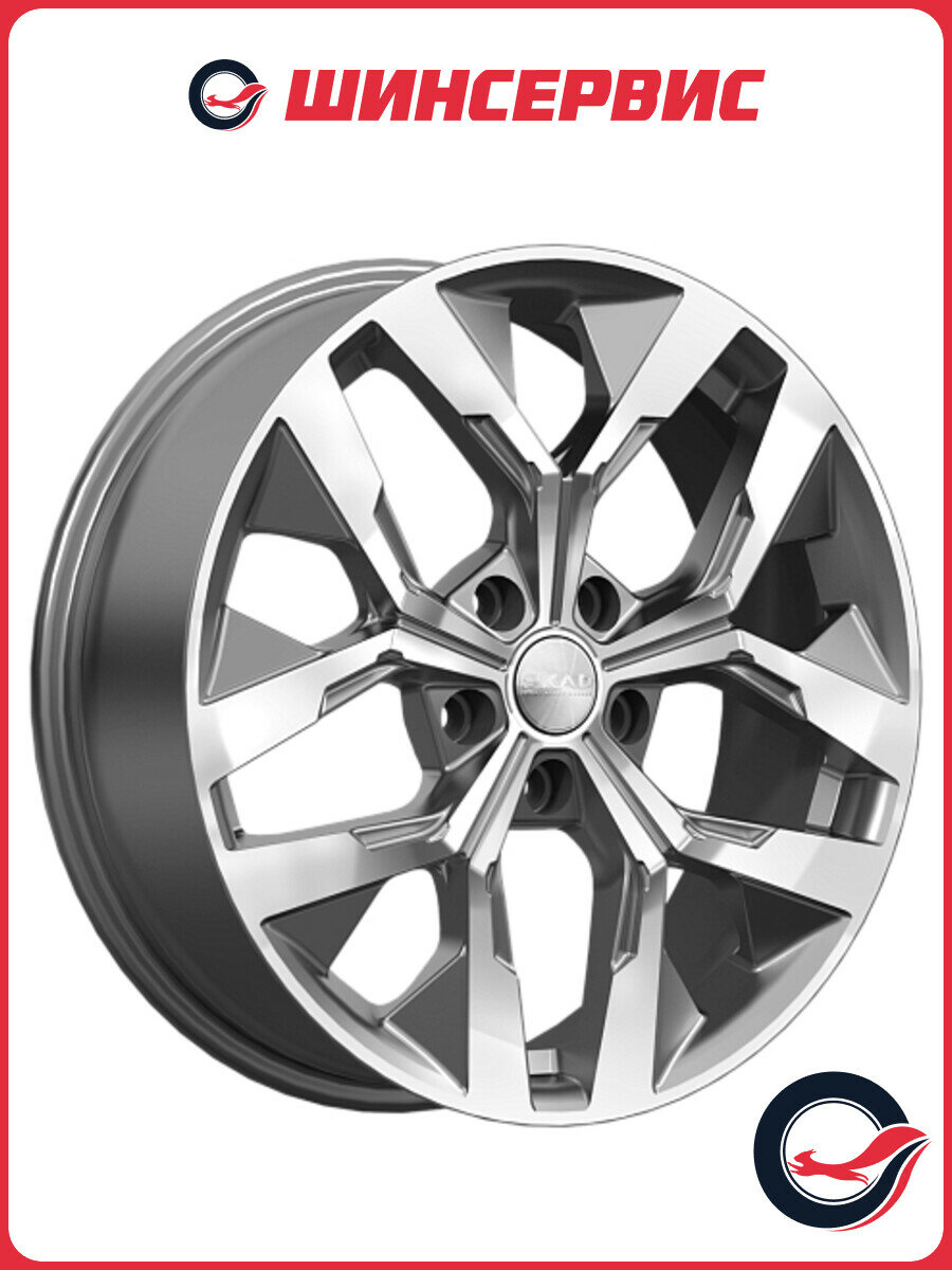 Литой колесный диск Скад Ламберт R18x7.5J 5x114.3 ET50 ЦО67.1 для автомобиля