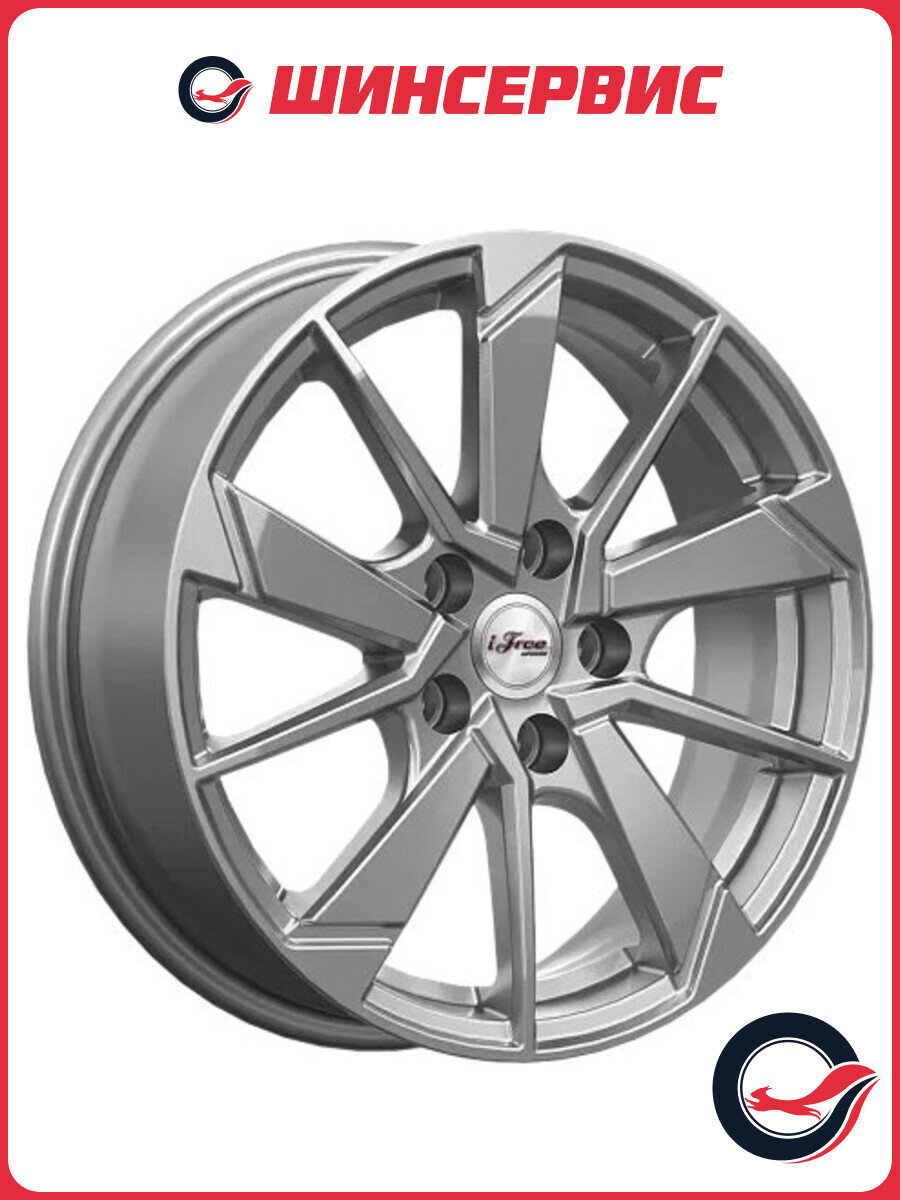 Литой колесный диск IFree Зиплайн R16x6.5J 5x108 ET33 ЦО60.1 для автомобиля