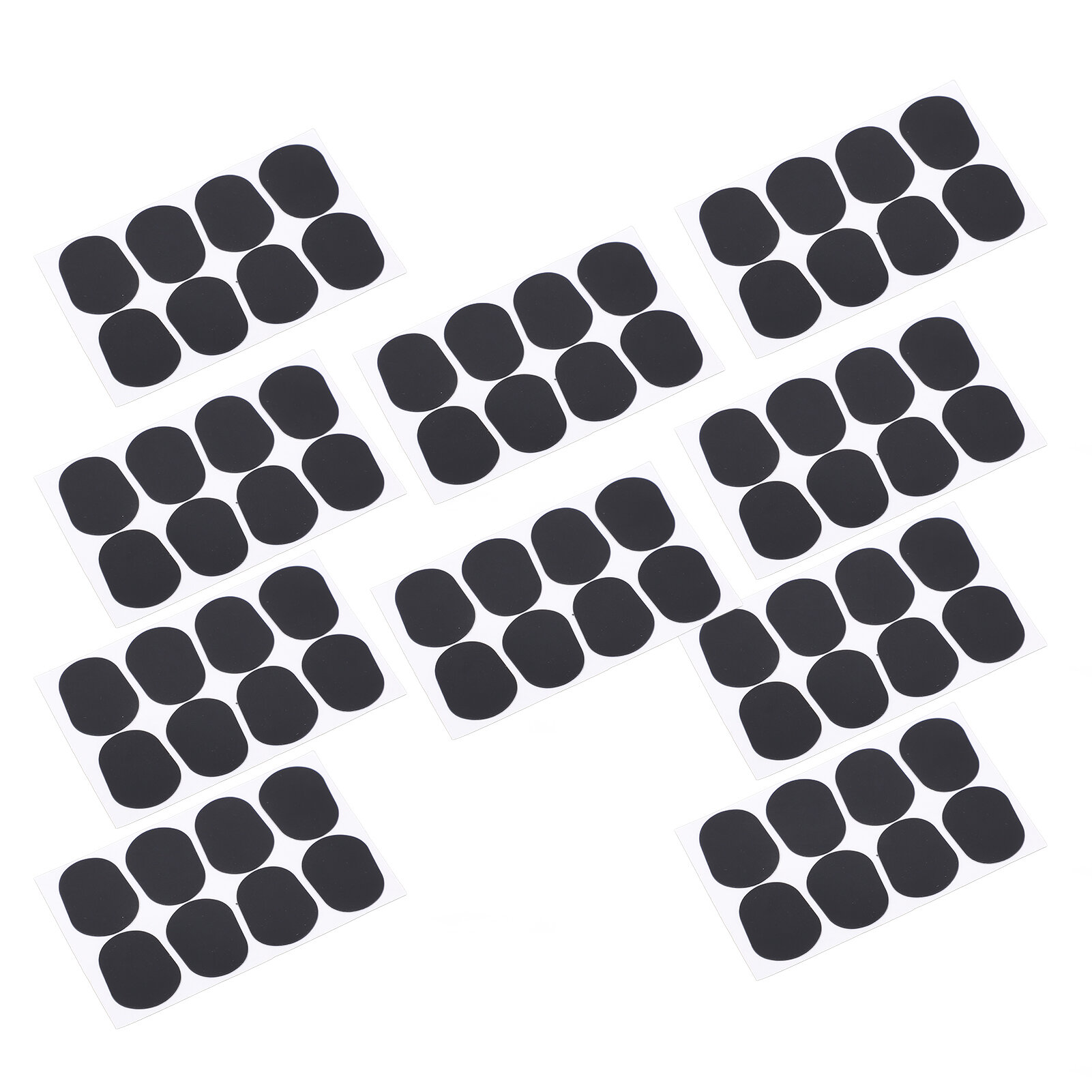 80 шт, мундштук для саксофона, силиконовые черные накладки, аксессуары для духовых инструментов, толщина 0,5 мм