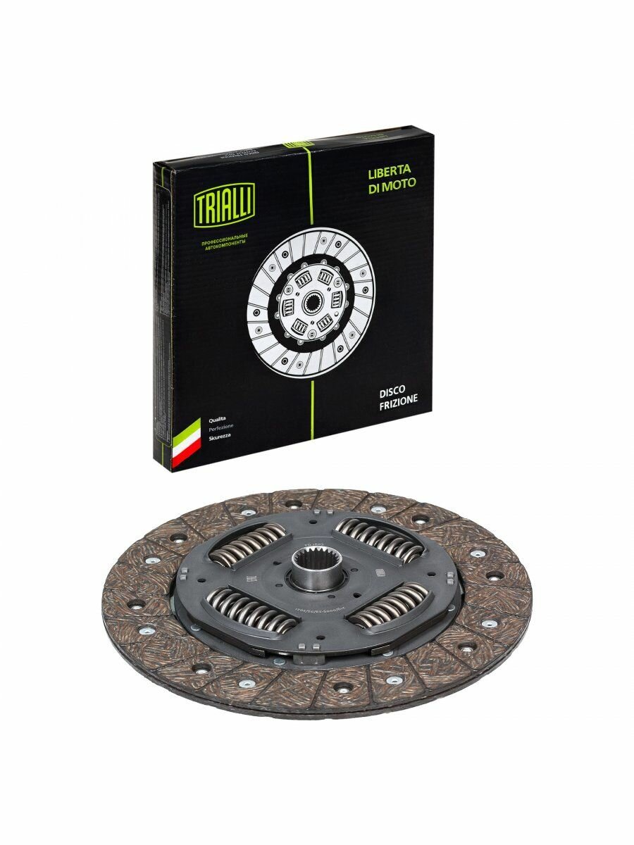 Диск сцеп. ведом. для а/м Fiat Ducato (Sollers-RUS) (08-) 2.3 JTD (M38) (FD 1605), TRIALLI FD1605