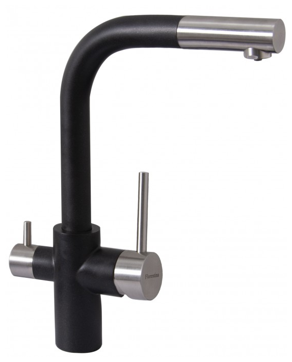 Смеситель Florentina кристалл FL антрацит 333.32H.2123.302