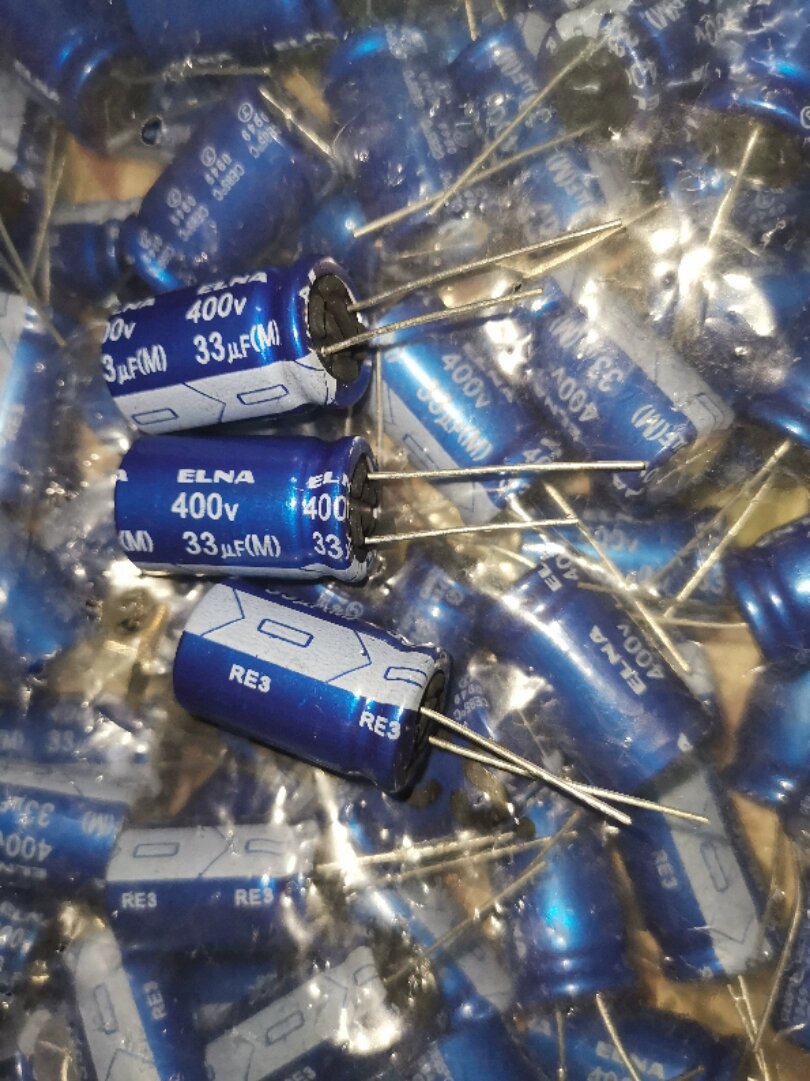 Электролитические конденсаторы ELNA RE3 серии 400v33uf/400v 16*25 10шт цена