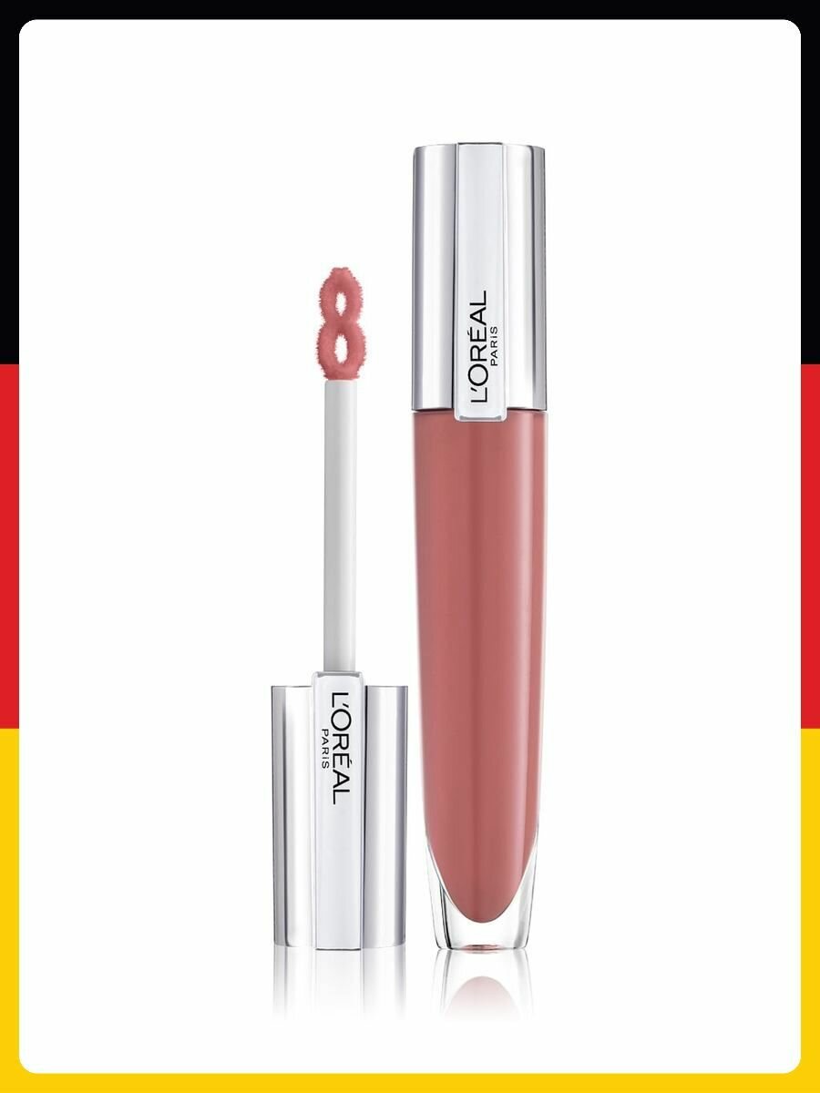 Блеск для губ L'Oreal Paris Brilliant Signature Plump-in-Gloss, 7 мл № 1 404 - Я утверждаю