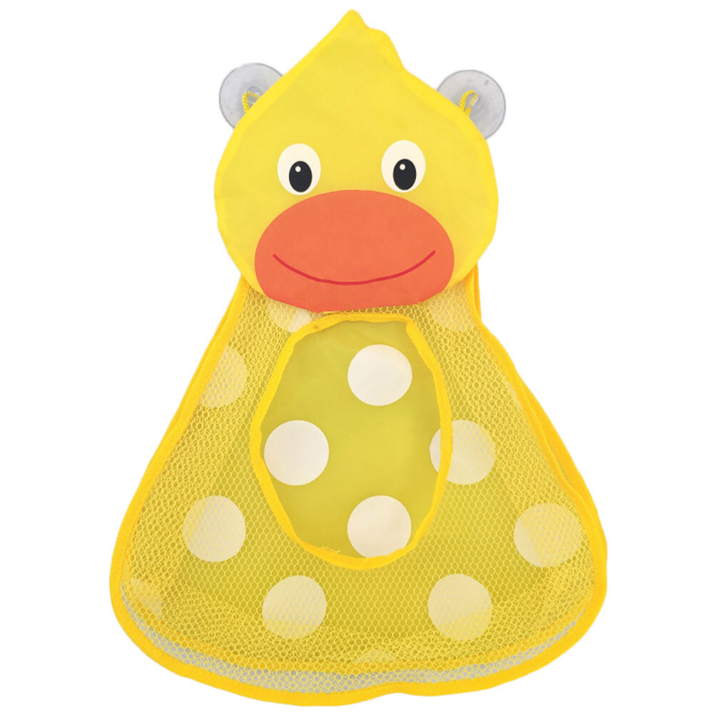 Сетчатая сумка для хранения детских игрушек для ванны с мультяшным рисунком, большая вместимость. Держатель для игрушек для ванны.