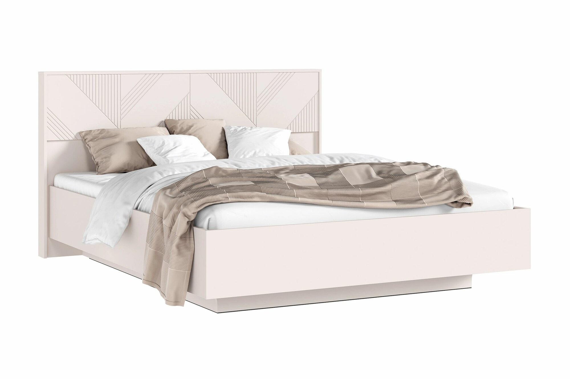 Ирис Кровать парящая 1,6м (ортопед дерево) (Кашемир)