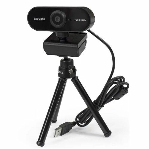 EXEGATE Веб - камера EX294484RUS, Stream C925 Wide FullHD T - Tripod, черная