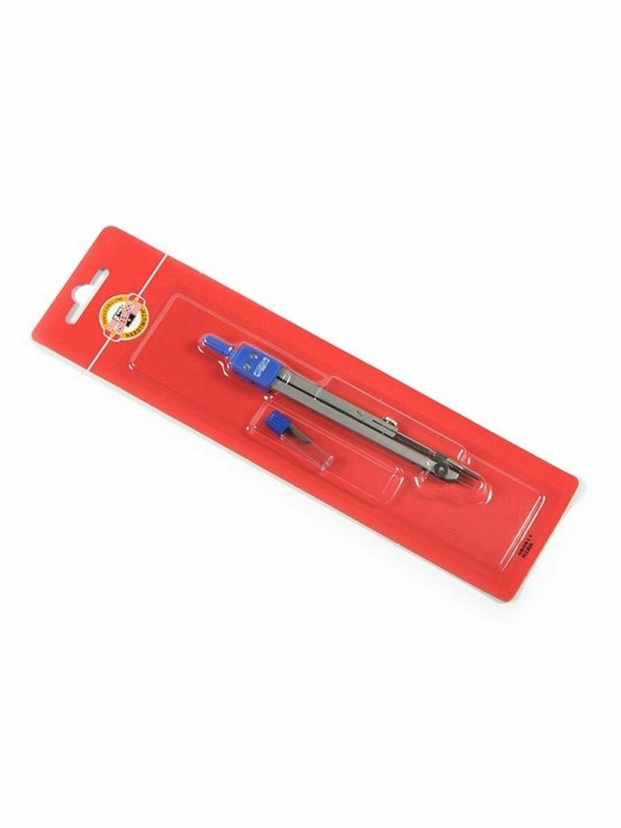 Чертежный набор Koh-I-Noor для начальных классов, циркуль, запасной грифель