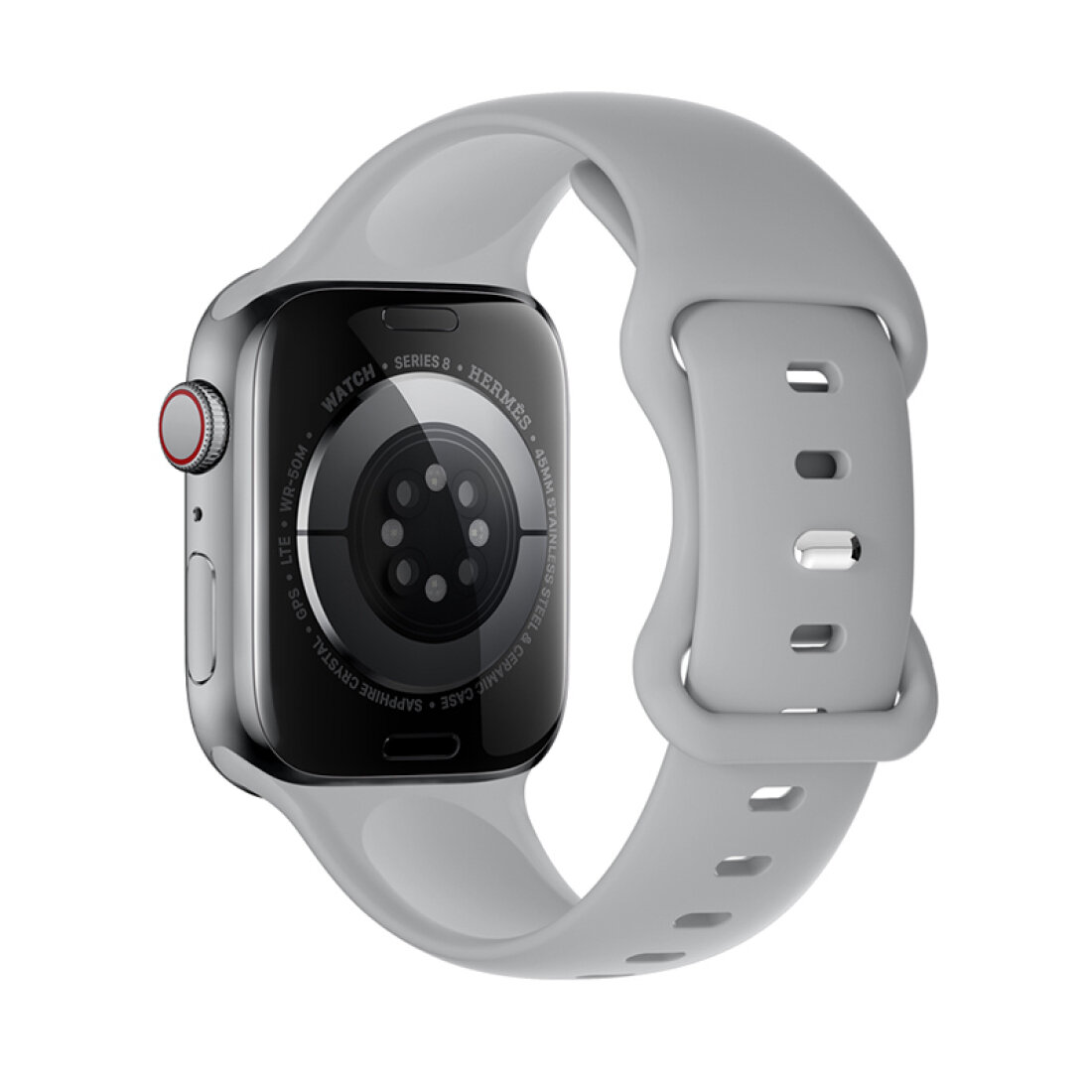 Ремешок на руку для Apple Watch 38/40/41/42 мм, HOCO, WA15, Silicon, серый