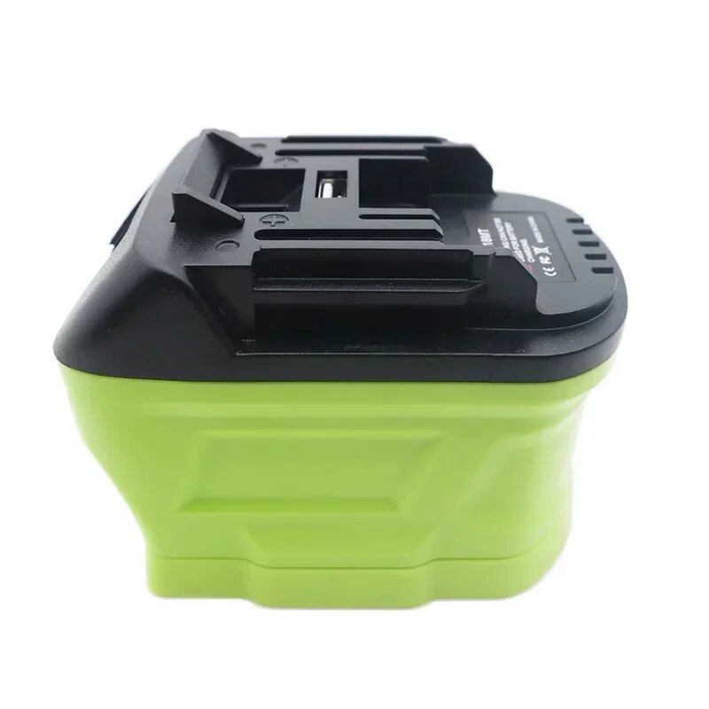 Адаптер для преобразования аккумулятора RYB18MT позволяет использовать для 18-вольтовых литий-ионных аккумуляторов Ryobi или Ni-Cd/mAh для литий-ионных инструментов Makita18 Вольт