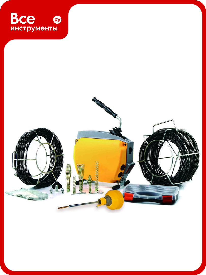 Прочистная машина HONGLI A-150 750 Вт, для прочистки сточных и сливных трубопроводов