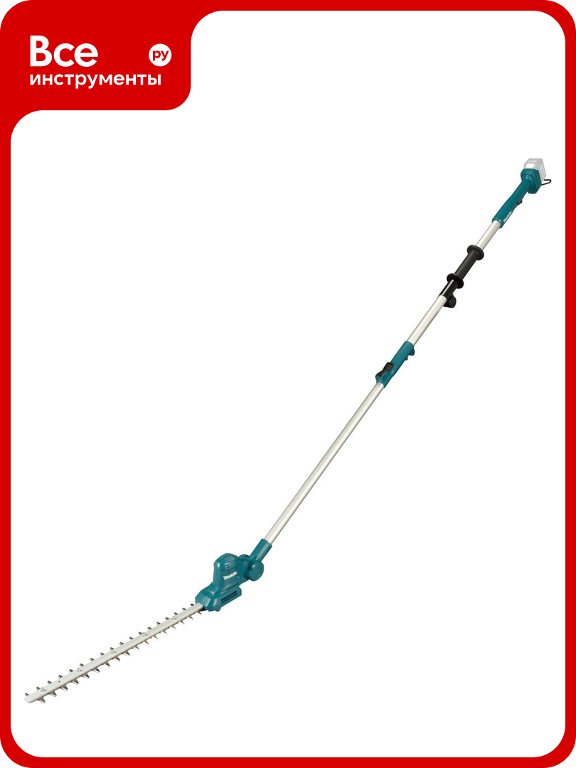 Штанговый телескопический кусторез Makita CXT 12 В, 46 см, 200 Вт, 3600 рез/мин, аккумуляторы BL1021B, DC10WC XPT UN460WDWA