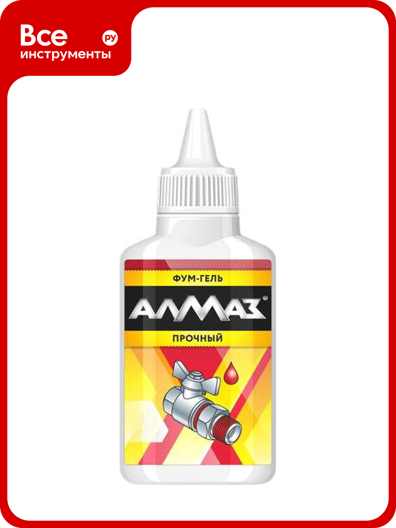 Фум-гель Алмаз прочный 100 г AG-593, защищенная