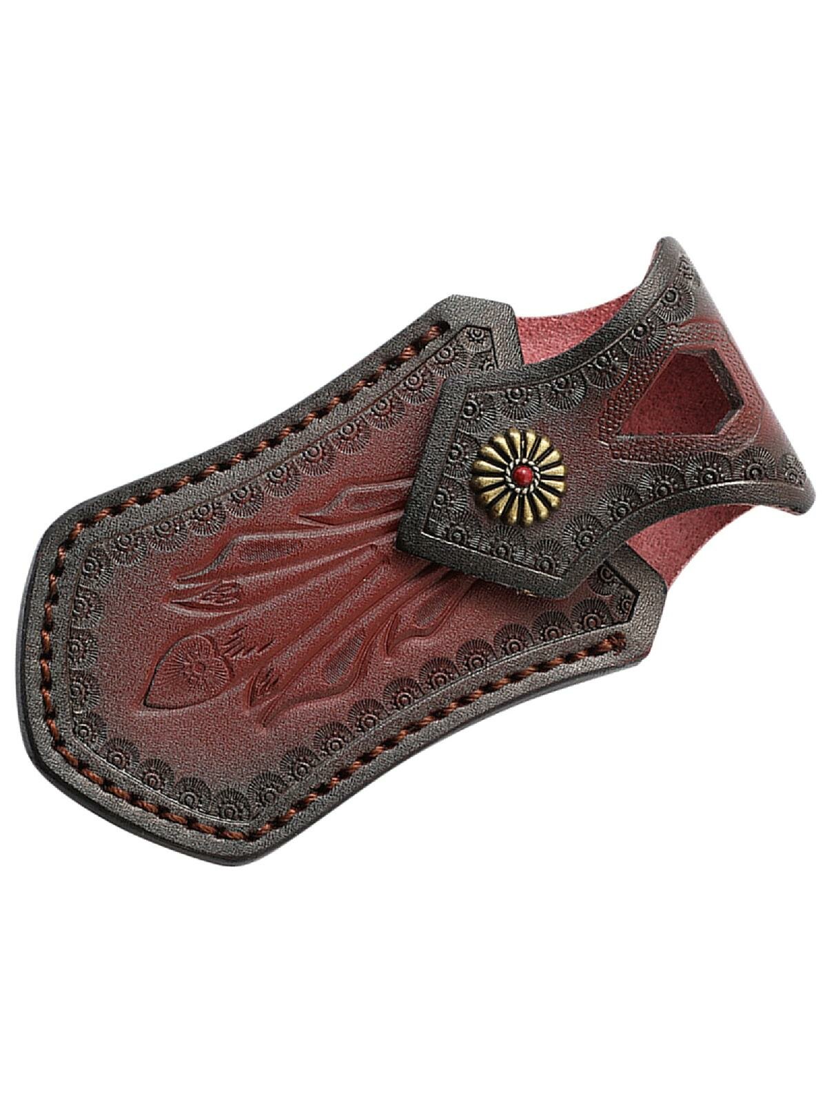 Складной чехол для хранения ножей Кожаные кобуры Поясные складные чехлы для ножей Складные кобуры для ножей Подарок для коллекционера