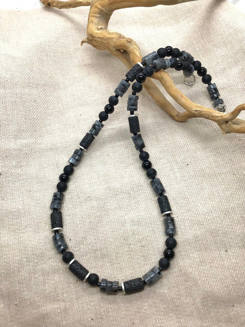 Бусы, оникс