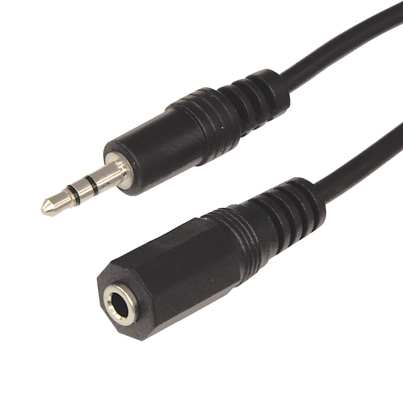 Шнур Стерео 3,5мм гнездо - Стерео 3,5мм штекер, 1,5м REXANT 10 шт арт. 17-4003