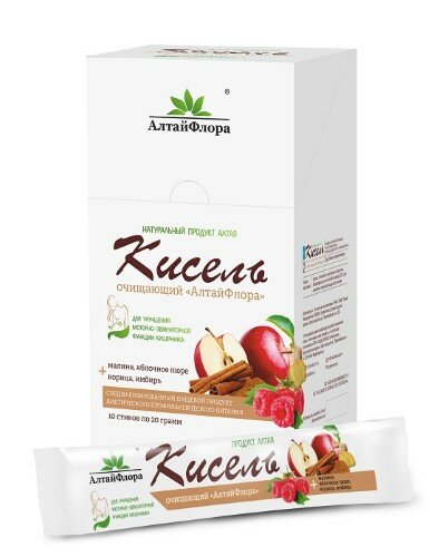Кисель очищающий алтайфлора 20 гр 10 шт.