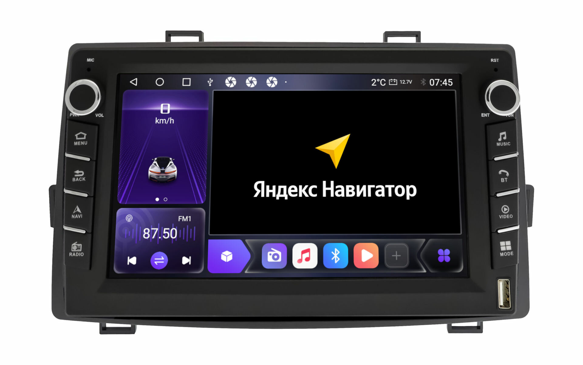 Магнитола Toyota Noah, Voxy 2007 - 2013 / 9 дюймов с кнопками, 4/64GB, 8 ядер, DSP, 4G, Android 10 / Wide Media