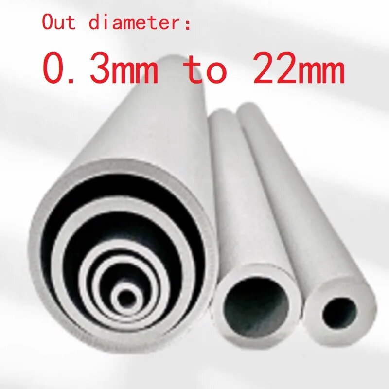 Трубы нержавеющая сталь 304 круглые 0.3-15 мм 100/250/500 мм 15x1mm, Length 100mm 1pc