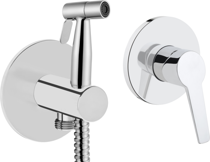 Гигиенический душ VitrA A49271EXP со смесителем, С внутренней частью