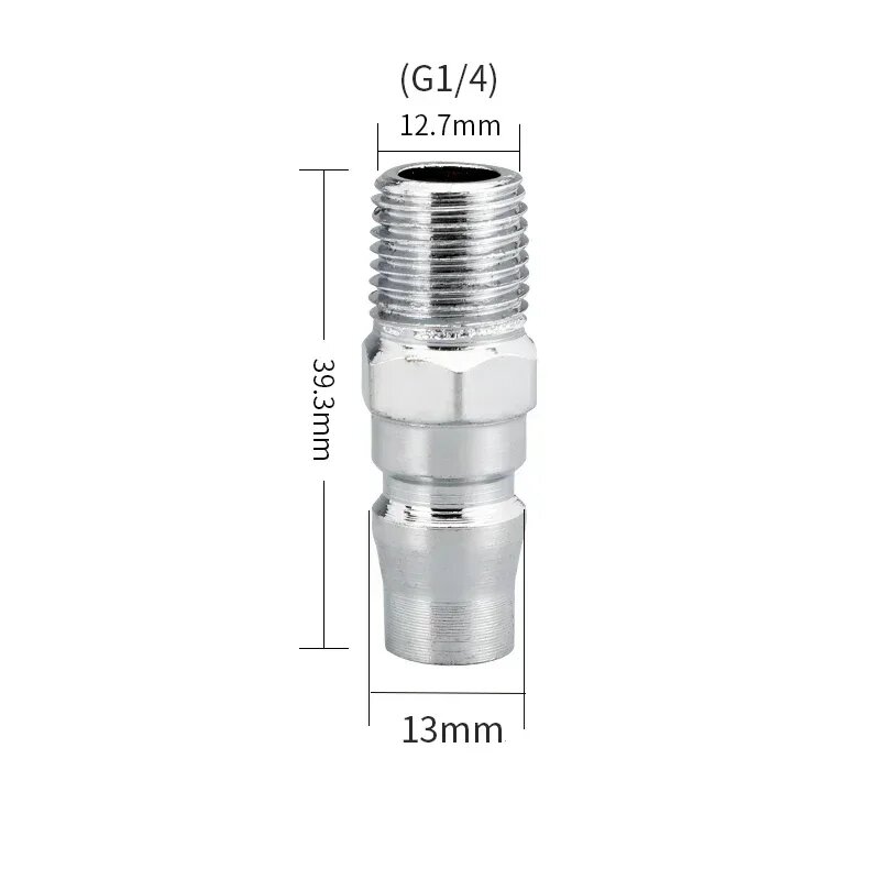 HEBAI Муфта пневматическая быстроразъемная C-типа 1/4 дюйма SMY SMV SML 2 3 4 5 6 C-type PM20