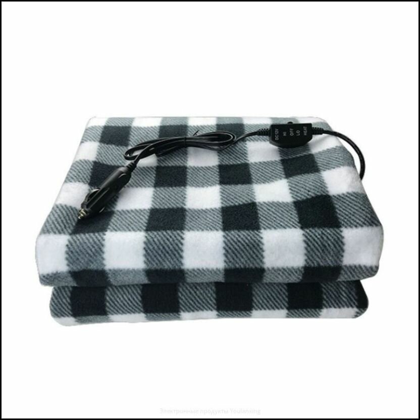 Автомобильное одеяло с подогревом 12 В, 3-скоростная регулировка температуры, интеллектуальная защита от короткого замыкания