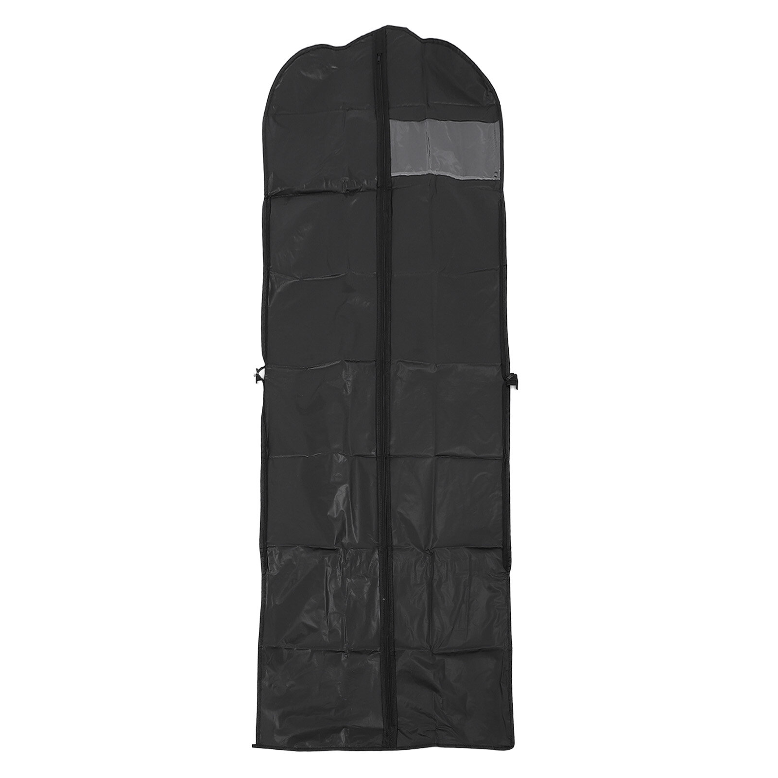 Чехол для одежды 23,62 x 70,87 дюйма, подвесной чехол для одежды, пылезащитный чехол для длинных платьев, костюмов, свадебных платьев, черный