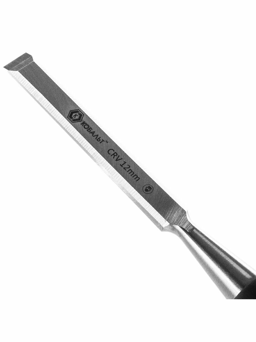 Стамеска плоская 12 х 140 мм, CR-V, двухкомпонентная рукоя