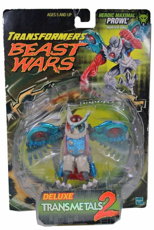 Трансформеры Игрушка хасбро Prowl White Version Deluxe Class Transformers Beast Wars Transmetals 2