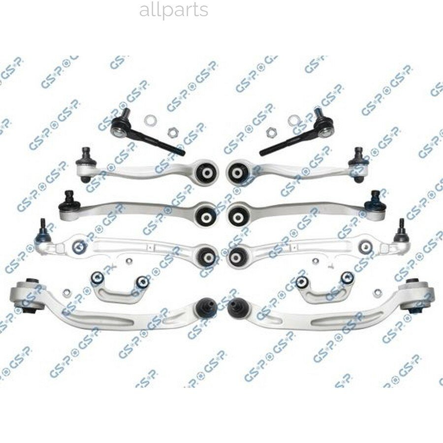 GSP S990014SK Комплект подвески AUDI A6 04-11 пер. (8рыч.+2нак.+2тяг. стаб.)