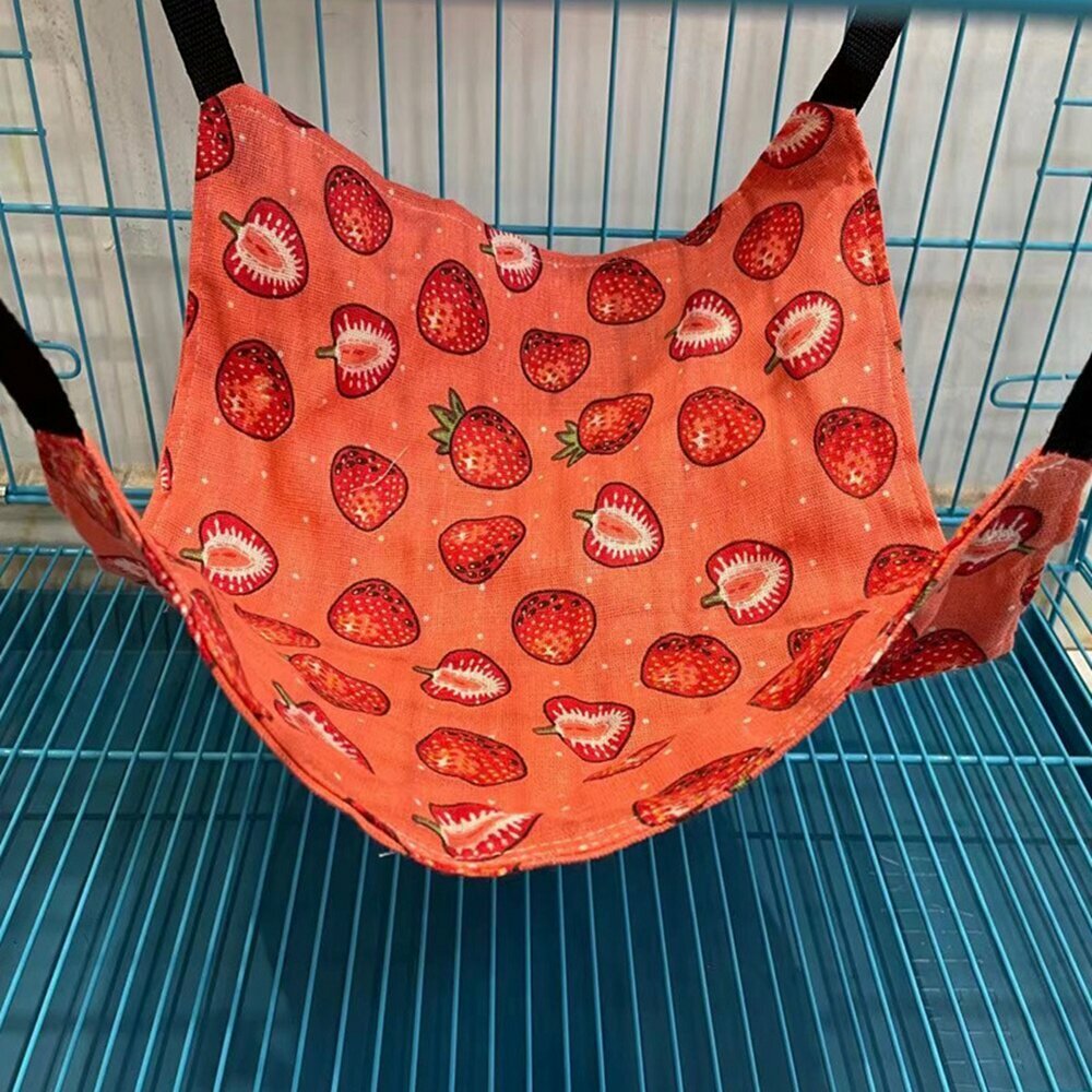 Гамак подвесной для кошек Клетка, 35 х 45 см, красный