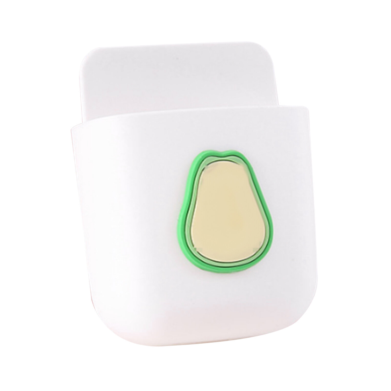 Коробка для хранения мультфильмов настенный контейнер для хранения милой ящик для хранения телефона для украшения дома (белый рисунок авокадо)