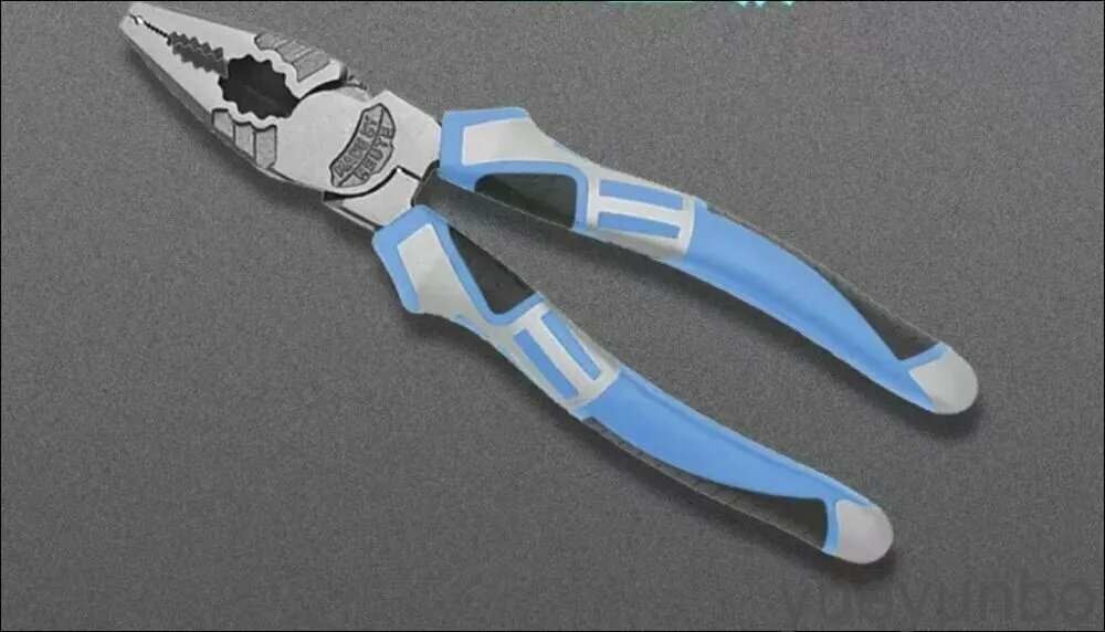 Комбинированные плоскогубцы GROSS 170 мм, трехкомпонентные рукоятки 16973